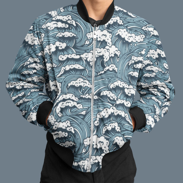 KAMADO TANJIRO- Bomber Jacket – ANIME ADDA